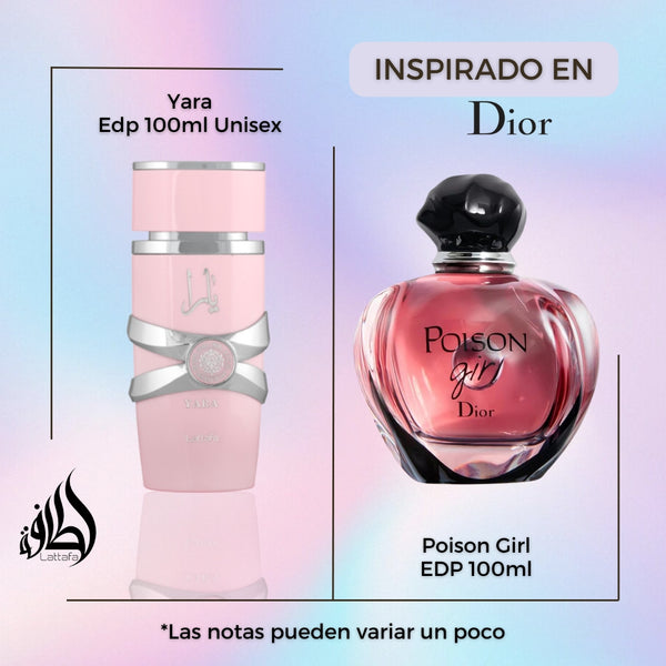 Yara 100Ml Unisex Edp Lattafa Perfume - Productos de Lujo