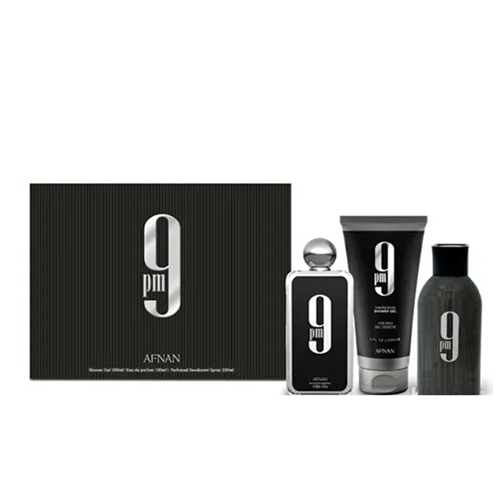 Estuche Afnan 9 Pm Edp 100Ml +S/G 150Ml +Deo 150Ml Hombre- Inspirado e