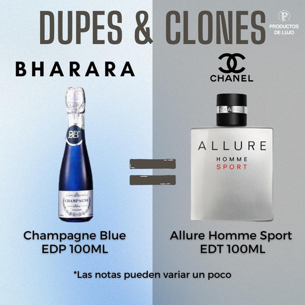 Champagne Blue Pour Homme Bharara Edp 100Ml Hombre - Productos de Lujo