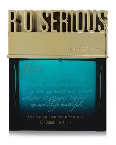 Rue Broca R U Serious Edp 100Ml Mujer Afnan Perfume - Productos de Lujo