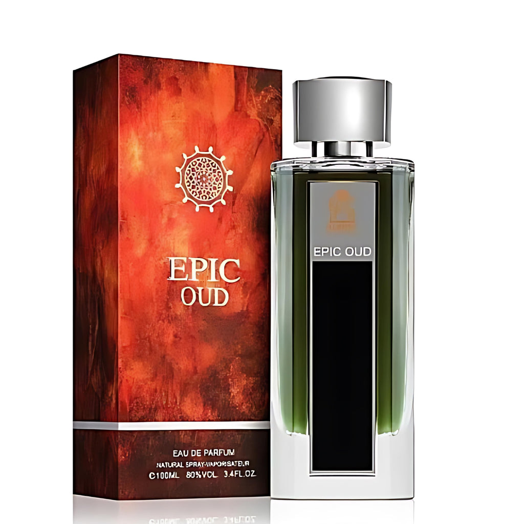 Epic Oud Aurora Scents Edp 100ml Hombre- Inspirado en Intense Oud Gucc