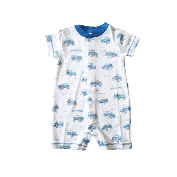 Paticorto Babycottons Bbasic Adventure B/Azul - Productos de Lujo