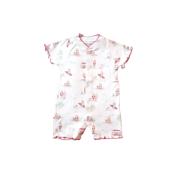 Paticorto Babycottons Bbasic Hawaii E Blanco y Rosa - Productos de Lujo