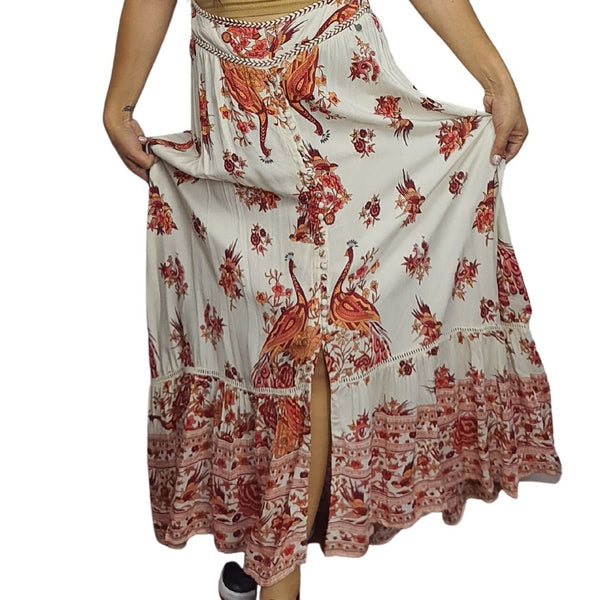 Falda Rapsodia Lagoa Okinawa Rosa - Productos de Lujo