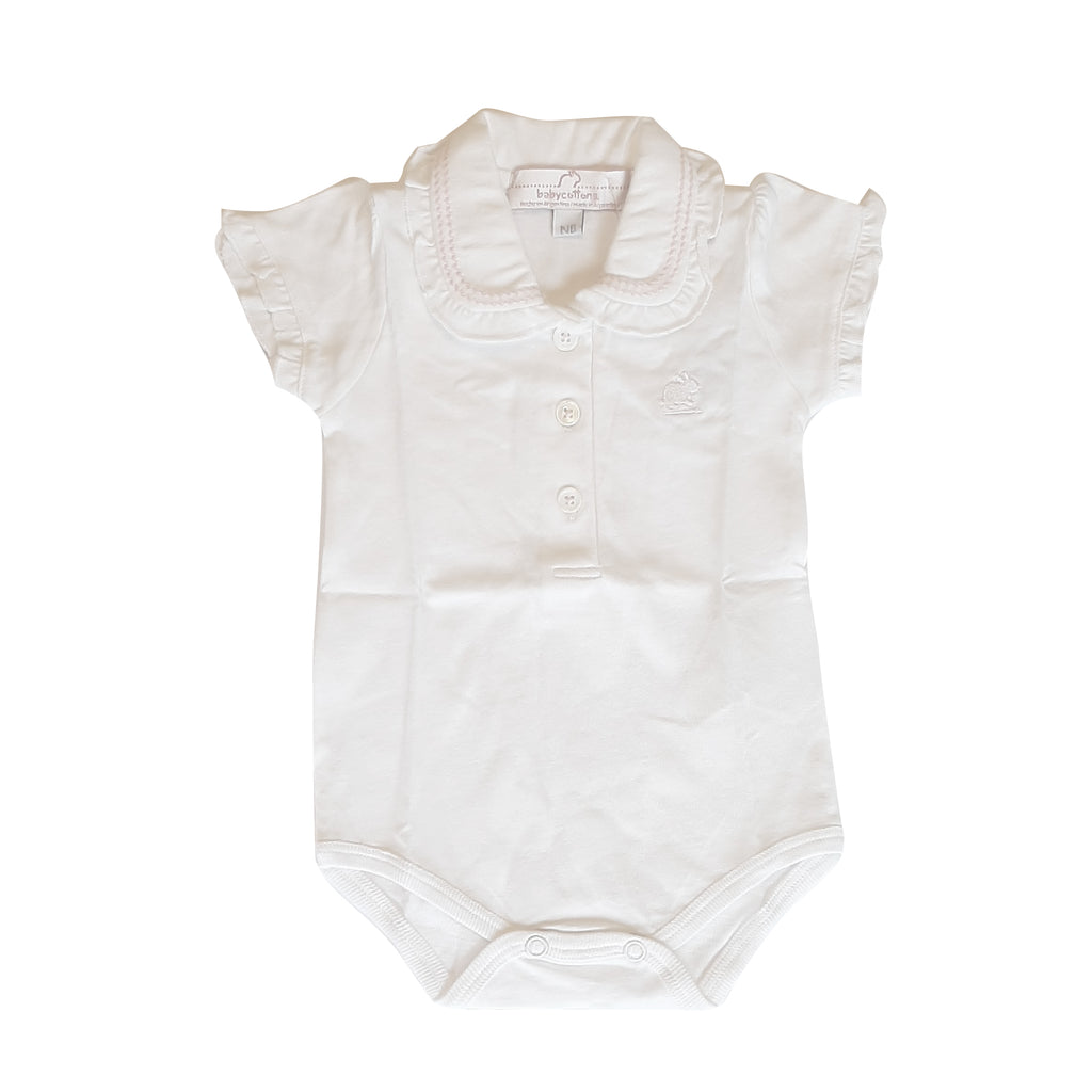 Body Babycottons C/BB Andy Blanco Rosa
