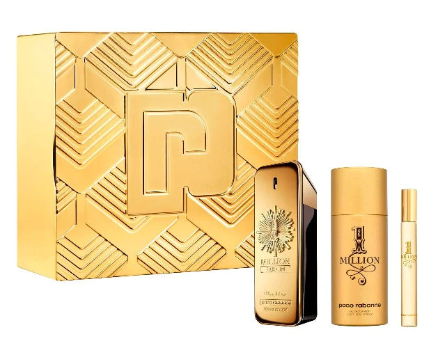 Estuche 1 Million Parfum Paco Rabanne 100Ml+150Ml Deo+10Ml Mini Hombre